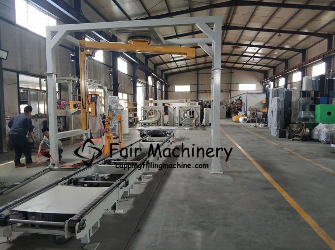 1.5KW 1500mm Skid Wrapping Machine , 110VAC Automatic Pallet Shrink ...